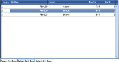 Hub Of Computer Tricks And Programming Set Selected Row Index In