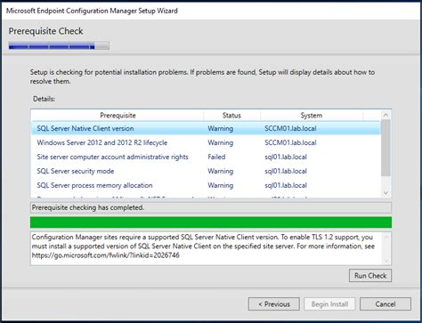 Mecm Kurulum Sihirbaz Nda Sql Server Native Client Version Uyar S N N