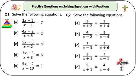 solving a multi step equation with fractions