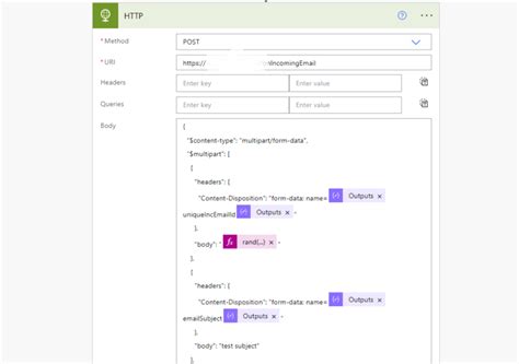 Post Multipart Form Data Using Connector In Power Automate