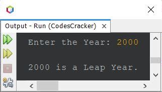 Java Program To Check Leap Year Or Not