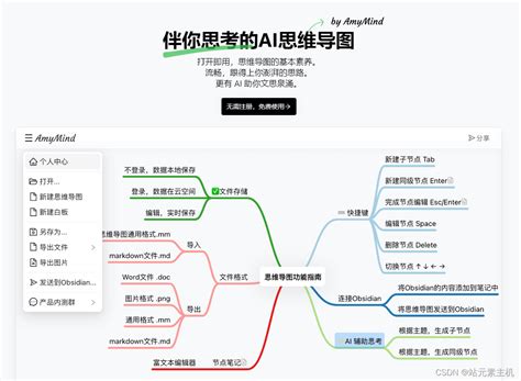 好用的ai智能生成思维导图工具，快速梳理你的思路 ai生成拓扑图 csdn博客