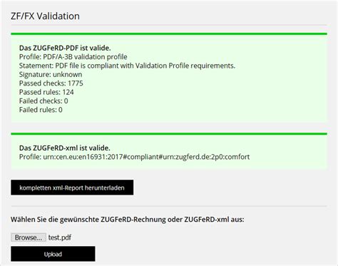 creating zugferd compliant pdf invoices in c