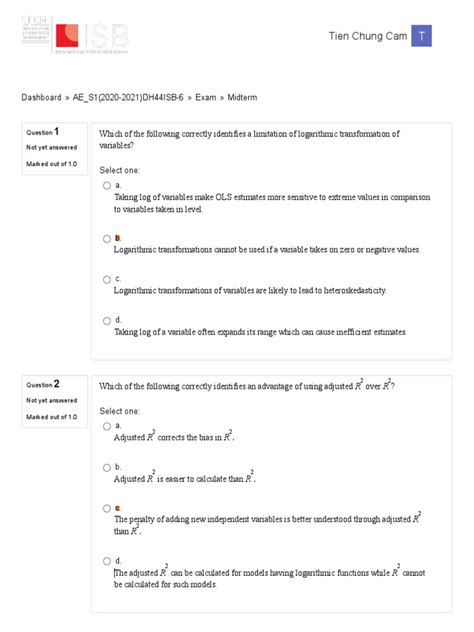 ae mid 1 1 pdf errors and residuals ordinary least squares