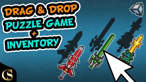 Drag And Drop System In Unity Puzzle Game Example And Inventory 2021 Youtube