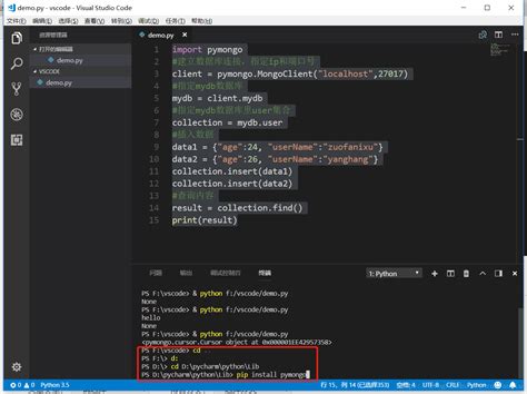 python连接mongodb数据库（一） vscode插件mongodb怎么连接 csdn博客