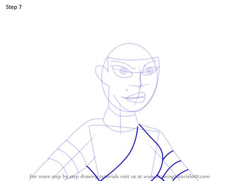 How To Draw Warmonga From Kim Possible Kim Possible Step By Step