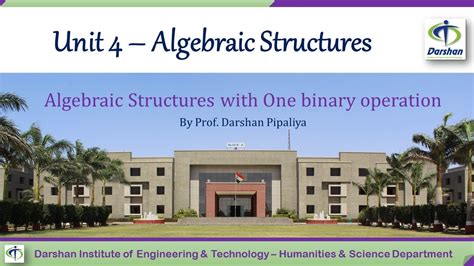 unit 4 algebraic structures one binary operation youtube