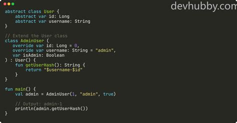 How To Extend A Class In Kotlin