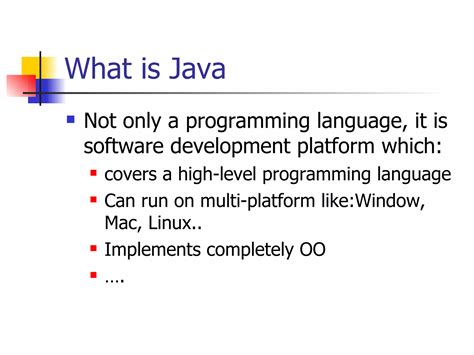 Training Java Lesson1 PPT