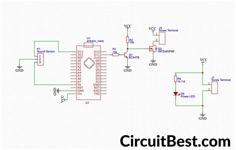 Music Reactive Led Strip Circuit Using Arduino Circuitbest
