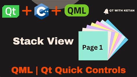 Qt QML Tutorial StackView Control Qt QML Application YouTube