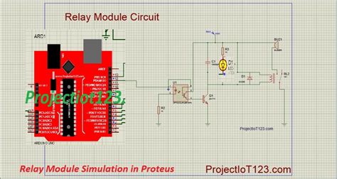 relay module simulation in proteus projectiot123 technology information website worldwide