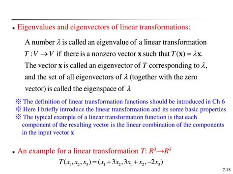ppt chapter 7 eigenvalues and eigenvectors powerpoint presentation free download id 6739526
