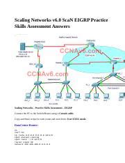 Skills Final Docx Scaling Networks V6 0 ScaN EIGRP Practice Skills