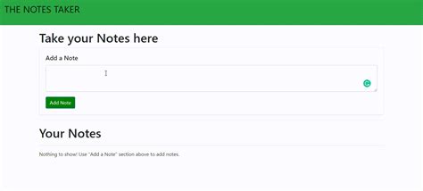 how to create notes taking site using html bootstrap and javascript geeksforgeeks