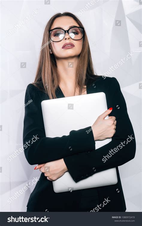 Sexy Secretary Undresses Office Flirt Desire Stock Photo 1080972419