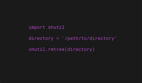 Python How To Delete A Non Empty Folder Codingem