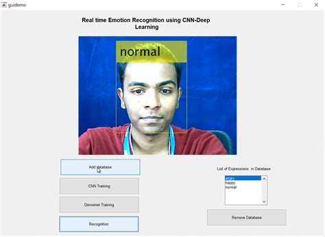 real time face emotion recognition system using deep learning matlab