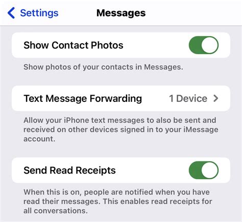 how to turn iphone read receipts on and off android authority