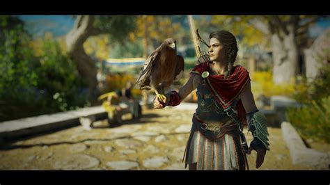 Wallpaper Assassins Creed Odyssey Kassandra Eagle Ancient Greece Girl In Armor 1920x1080