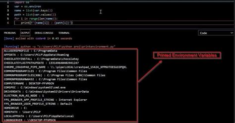 Print Environment Variables In Python Django Python Guides