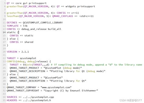qcustomplot的安装与使用 qcustomplot下载 csdn博客