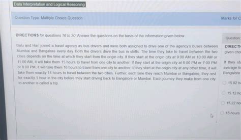 Data Interpretation And Logical Reasoning StudyX