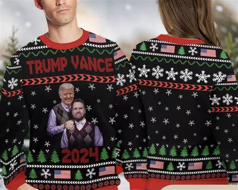 Bg Trump Vance 2024 Step Brothers Ugly Christmas Sweater