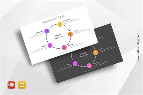 Product Life Cycle For Presentations Template Presentasi Gratis Untuk
