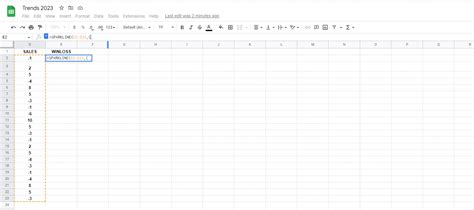 How To Use SPARKLINE In Google Sheets Examples Layer Blog