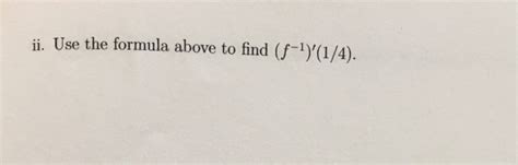 solved 2 derivative of inverse functions suppose f is a