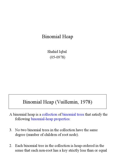 binomial and fibonacci heap advanced pdf algorithms and data structures computer programming