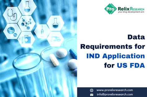 Data Requirements For IND Application For US FDA