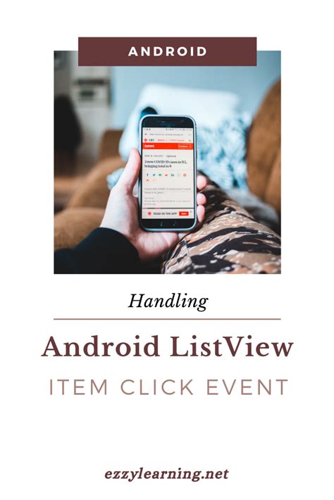 handling android listview onitemclick event android tutorials android event