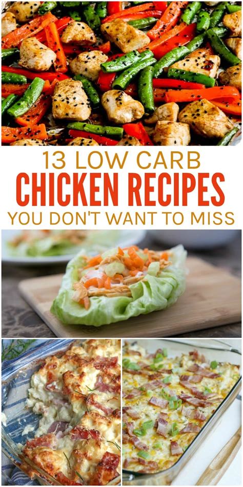 13 Low Carb Chicken Recipes You Dont Want To Miss Glue Sticks And Gumdrops