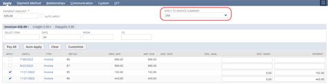 NetSuite Applications Suite Applying A Customer Payment To An Invoice