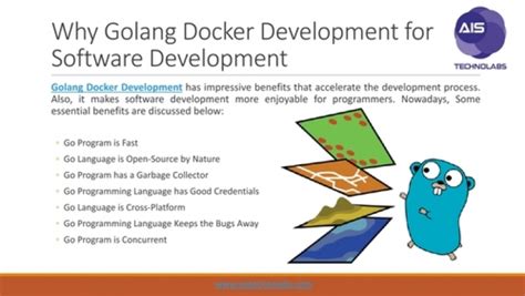 why golang docker develop