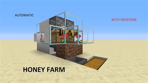 Auto Honey Farm Minecraft Redstone Tutorial YouTube