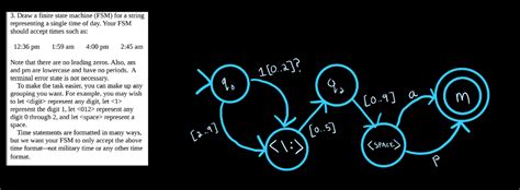 solved a draw a finite state machine fsm for a string
