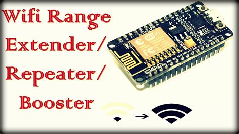 wifi range extender repeater booster using nodemcu esp8266 esptool flashing iot based
