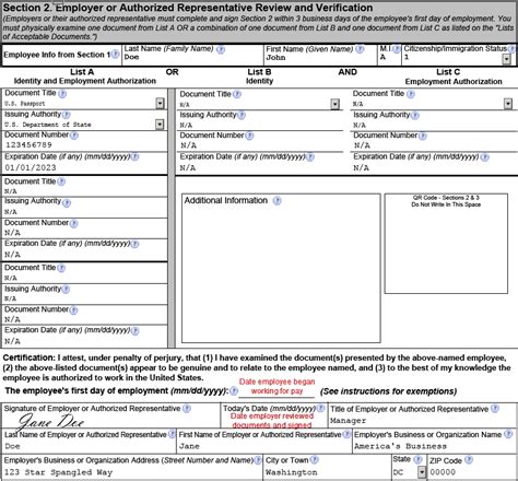 2023 Uscis Form I 9 Printable Forms Free Online