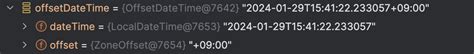 Java Instant LocalDateTime OffsetDateTime ZonedDateTime
