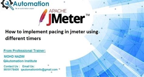 how to implement pacing in jmeter using different timers