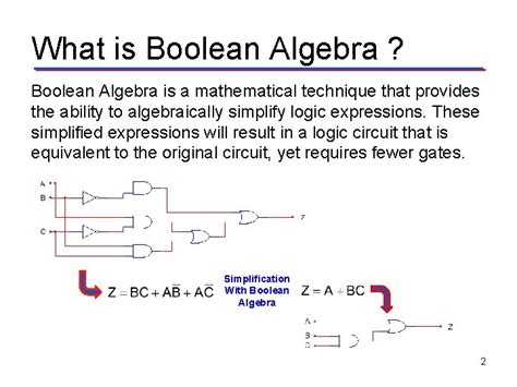 boolean algebra digital electronics what is boolean algebra
