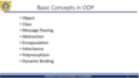 solution 1 3 object oriented programming paradigm basic concepts of object oriented programming