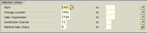 Set Default Single Values List For SAP Selection Screen Parameter
