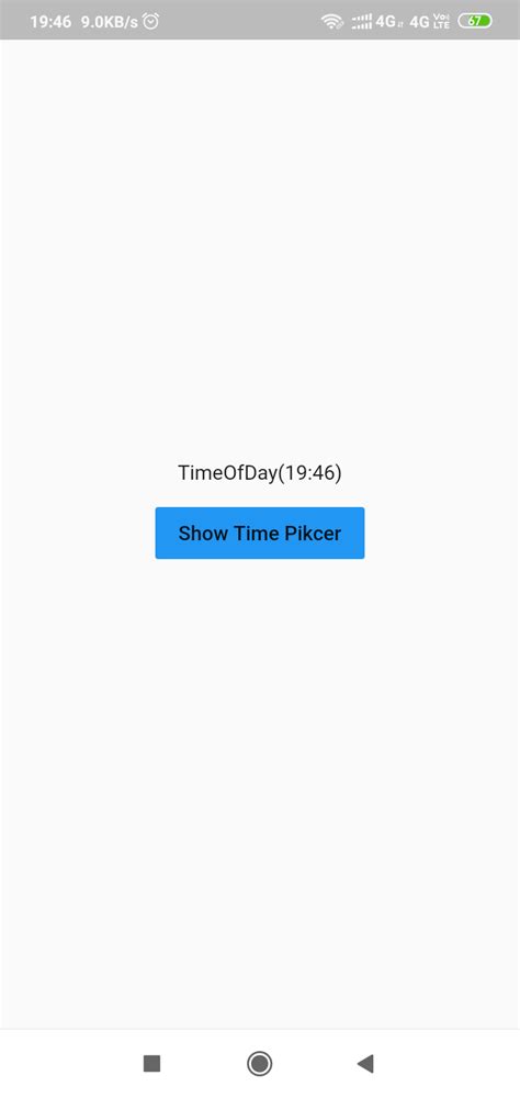 Time DateTime Flutter