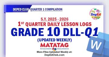 Editable Lesson Plans Sy 20252026 Archives Deped Resources