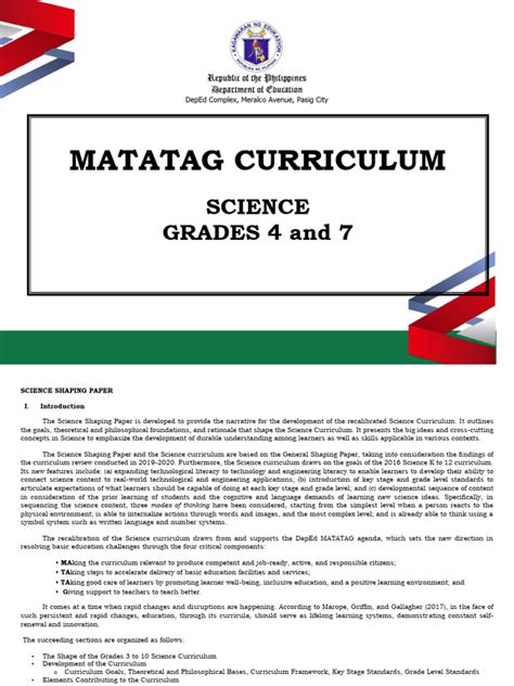 Lesson Exemplar For Matatag Curriculum Grade 7 Science Melcs 5